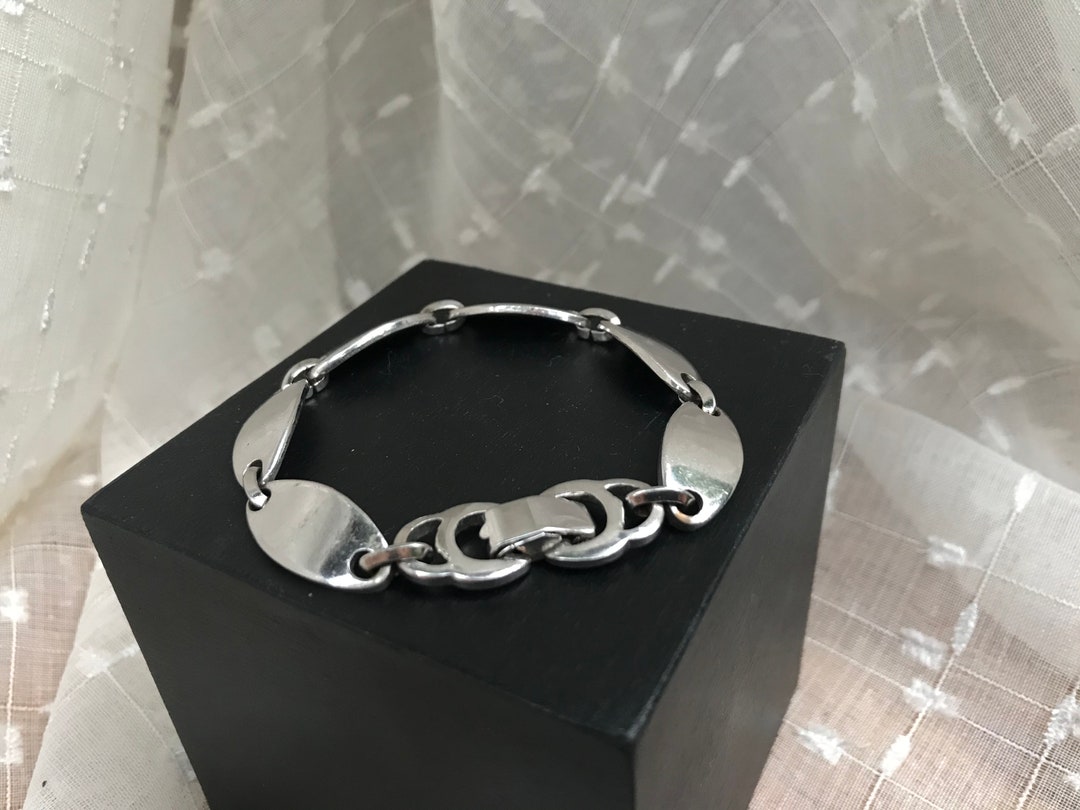 Vintage 1950's Sperry Silver Bracelet, 7" - Etsy