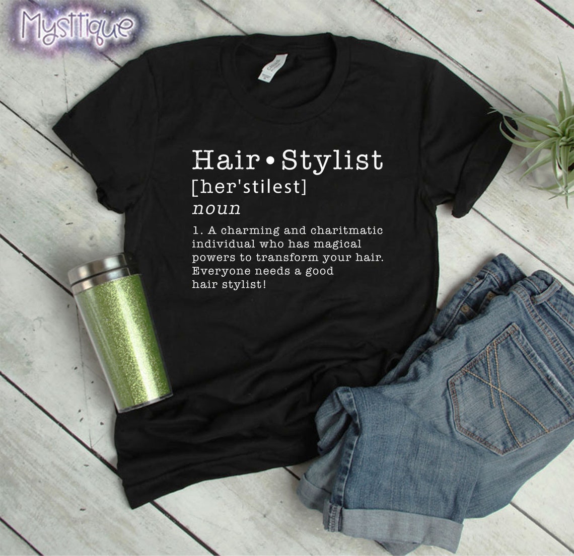 Hair Stylist Definition T-shirt, Hair Stylist Gift, Hairdresser Gift ...
