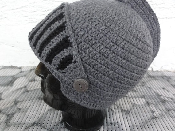 Crocheted Knight Helmet Kids / Adults - Etsy