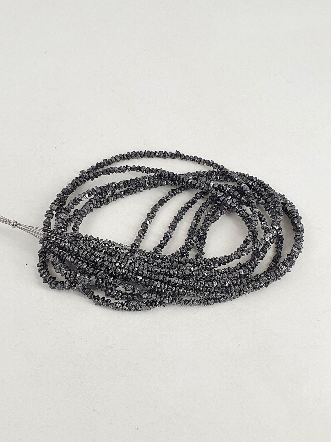 Natural Diamond Stone Strand - Uncut Raw Diamond Nuggets for ...