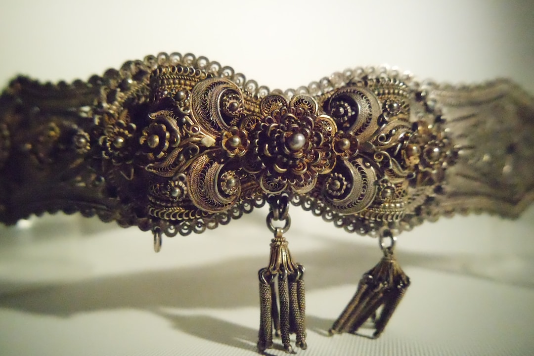 Ottoman Silver Filigree Belt Antique - Etsy