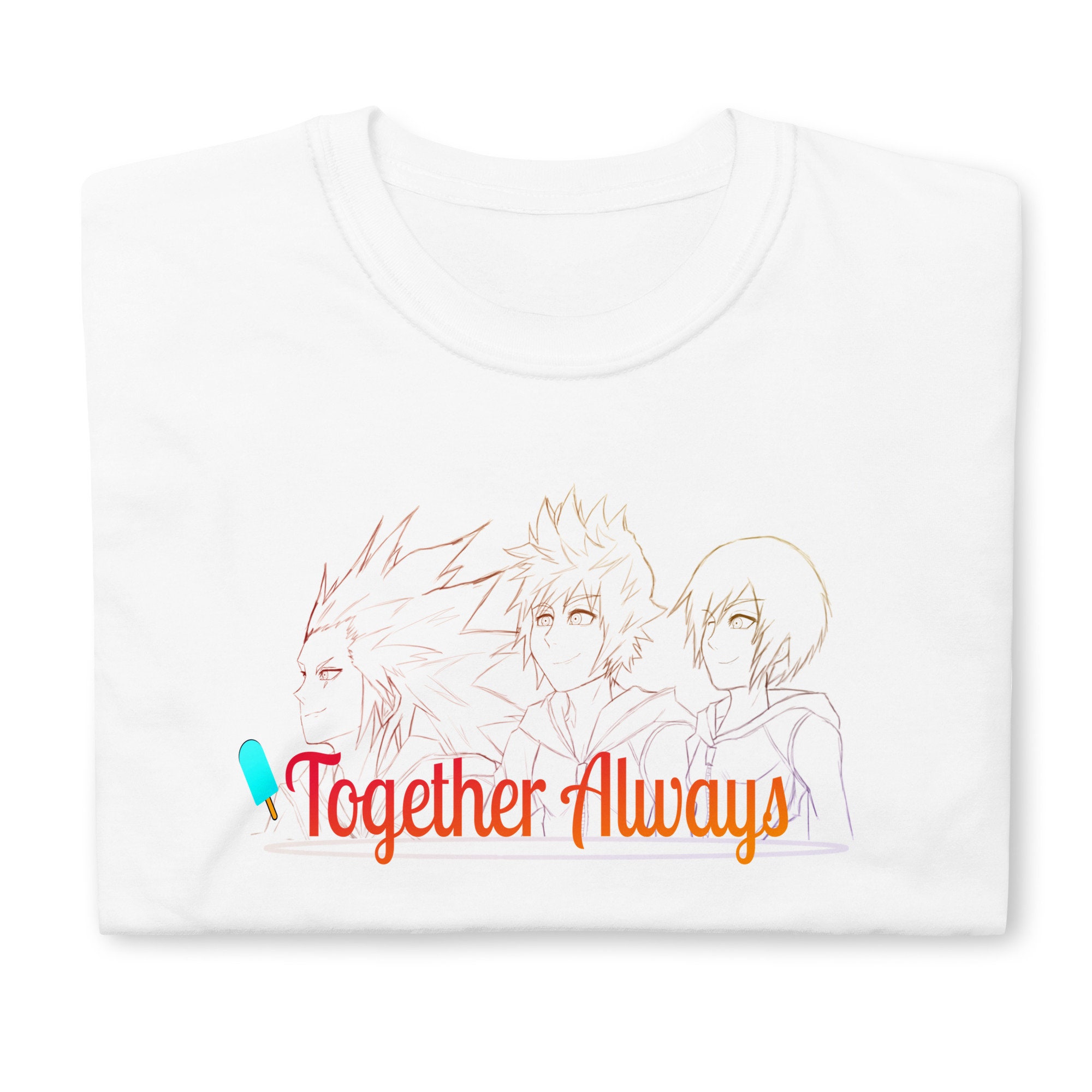 Kingdom Hearts Sea Salt Trio Fan Art Short-sleeve Unisex - Etsy