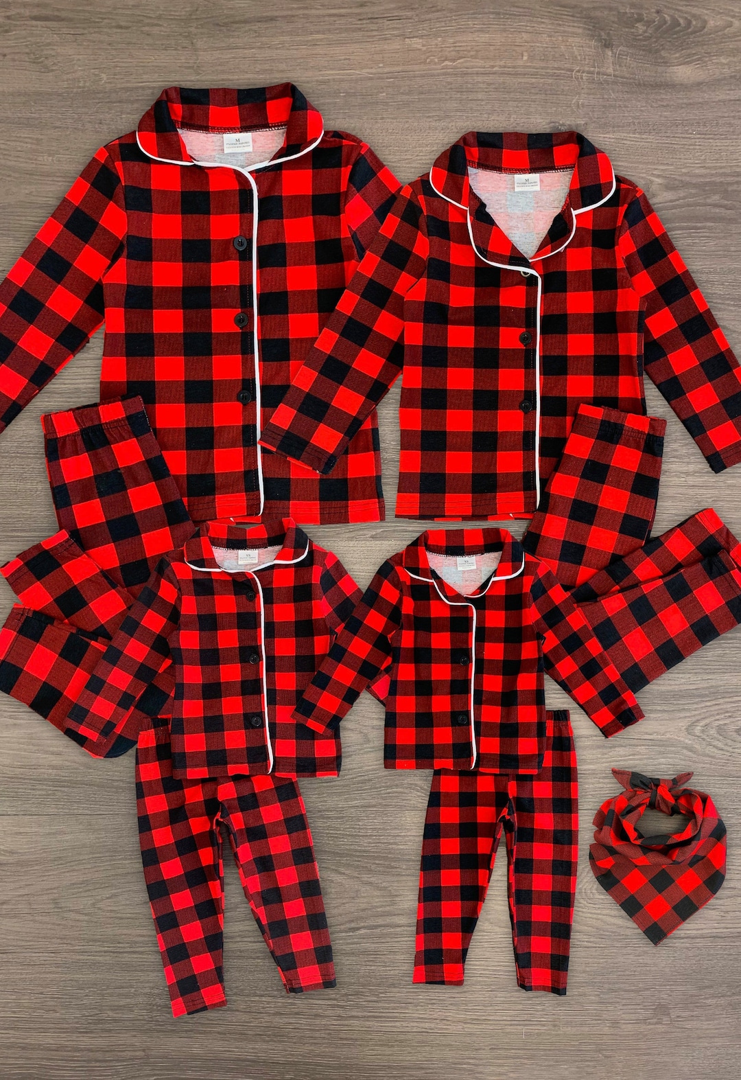 Family Christmas Pajamas | Buffalo Plaid Christmas Pajamas | Buffalo ...