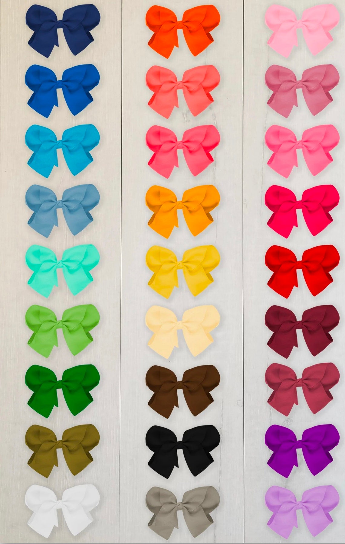 Girls Boutique Hair Bow MANY COLORS Hair Bows Large Hair | Etsy