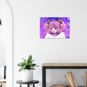 Ironmouse Art Semi-glossy Paper Poster, Cosy in Japan Anime Kawaii Cute ...