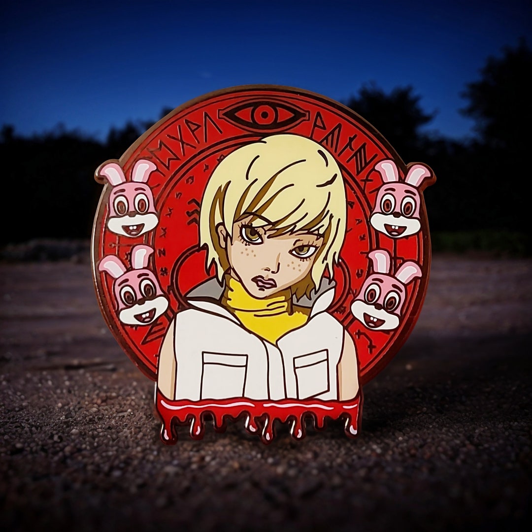Silent Hill 3 Enamel Pin: Heather Robbie Rabbit, Horror Game Lapel ...