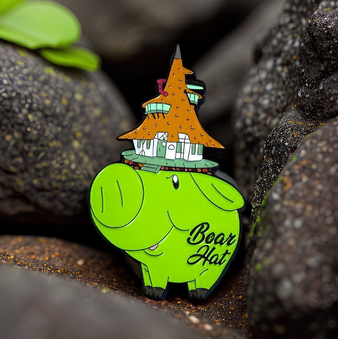 Seven Deadly Sins Boar Hat Enamel Pin, 7DS Inspired SDS Anime Manga ...