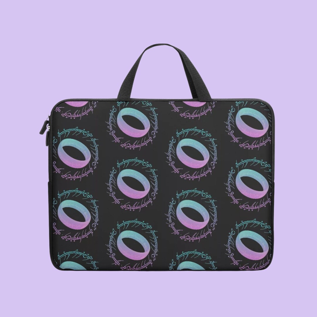 LOTR Laptop Case Lord of the Rings Bag Rings of Power - Etsy