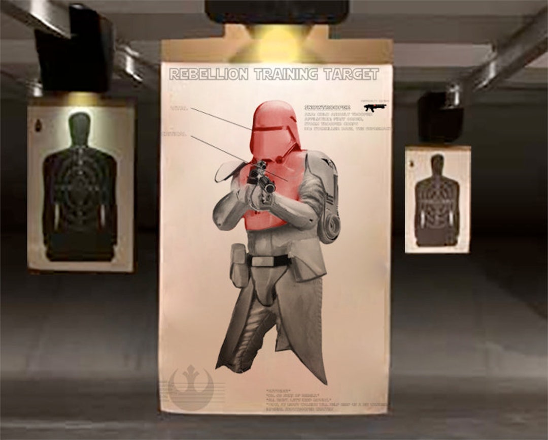 Snowtrooper Target Practice - Print - Etsy