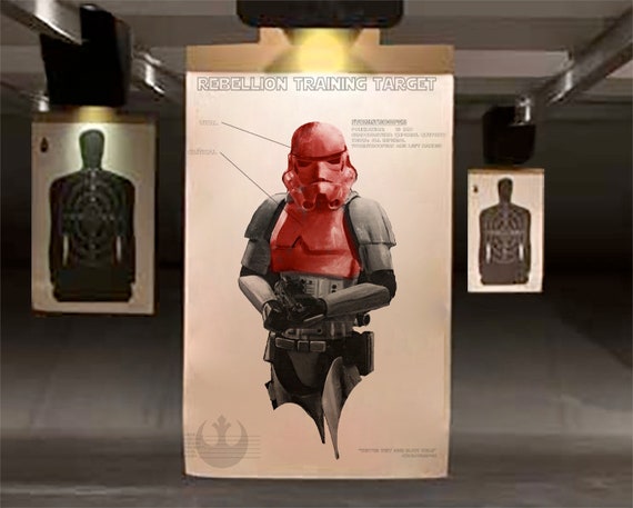 Stormtrooper Target Practice Print | Etsy