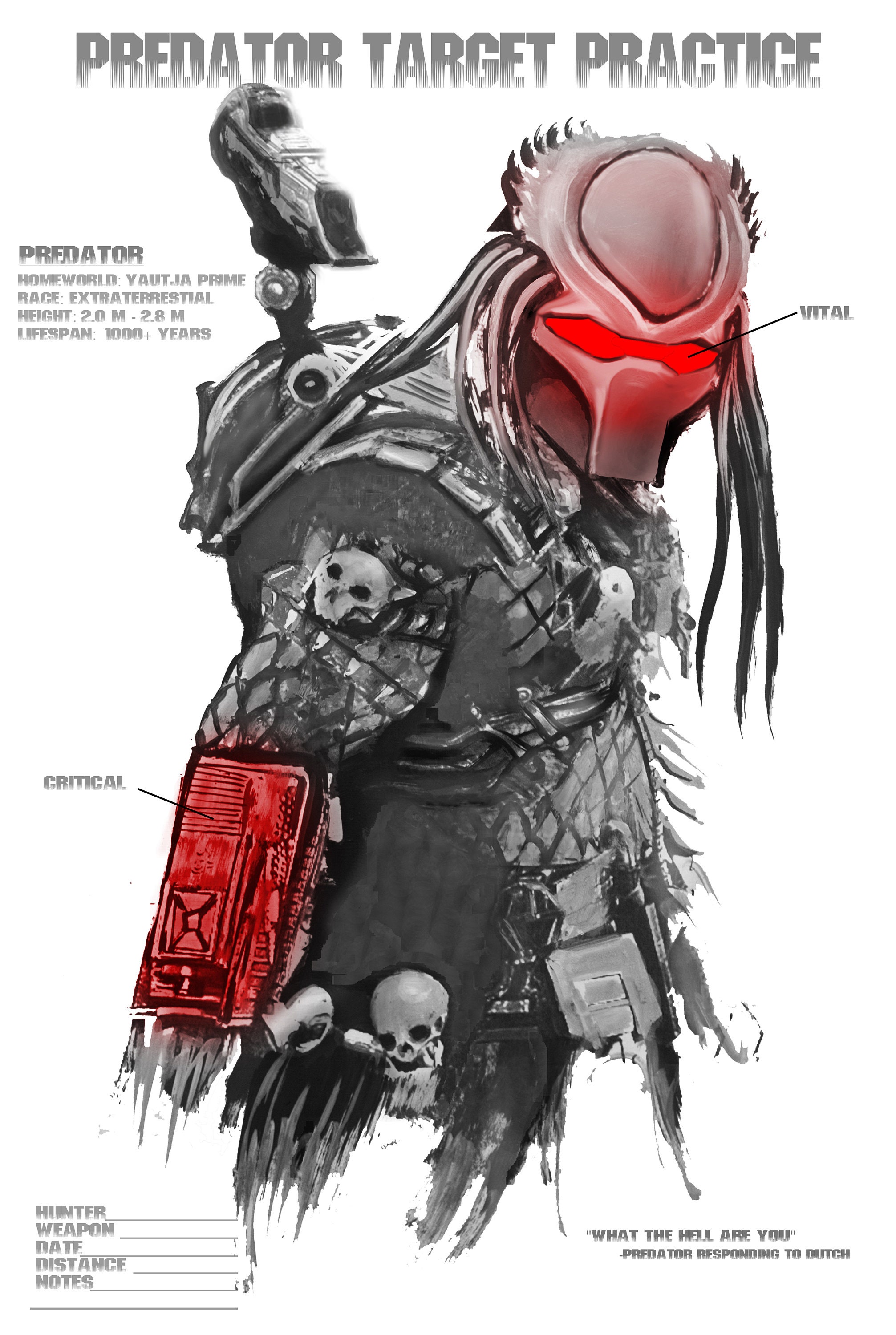 Predator Target Practice Print - Etsy