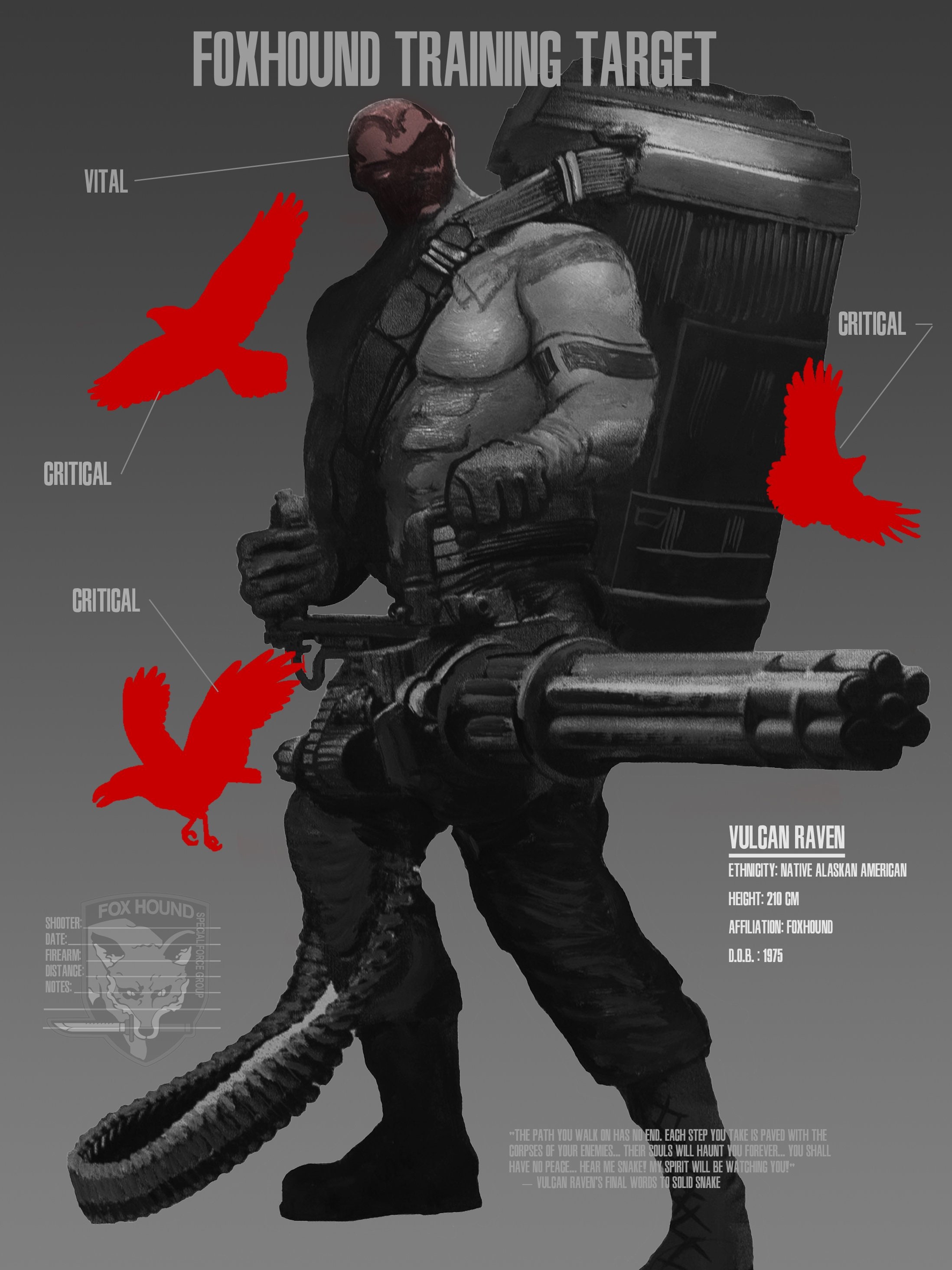 Vulcan Raven Target Practice Master Print - Etsy