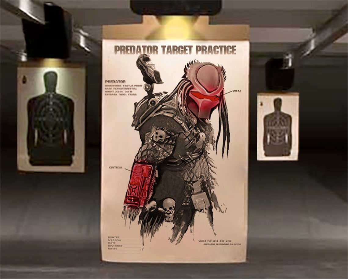 Predator Target Practice - Print - Etsy