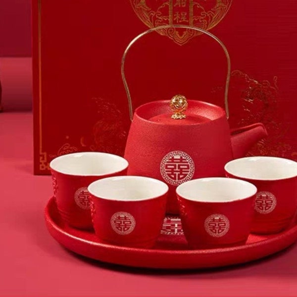 Wedding Tea Set - Etsy