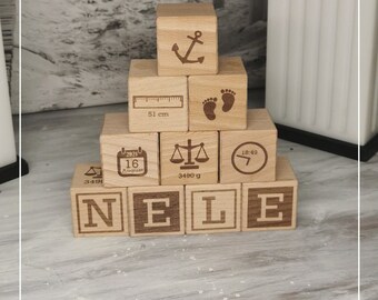 Wooden Baptism Cube - Etsy