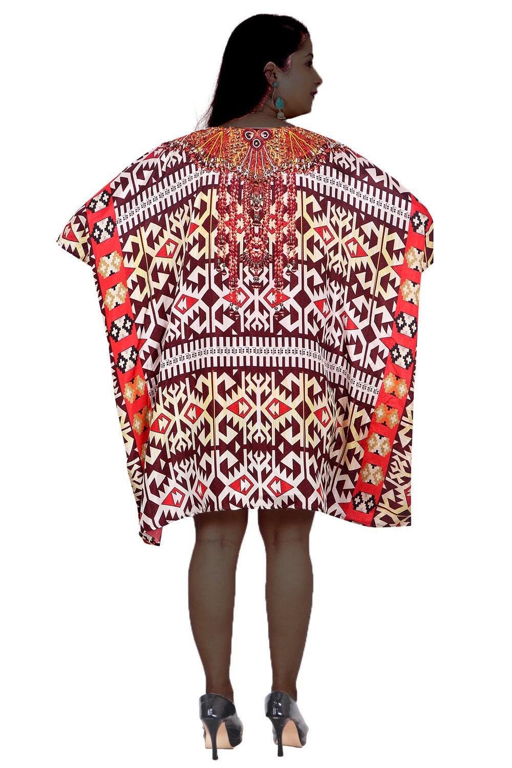 Silk Kaftan Short Kaftans for Women African Print Silk Caftan Tunic - Etsy