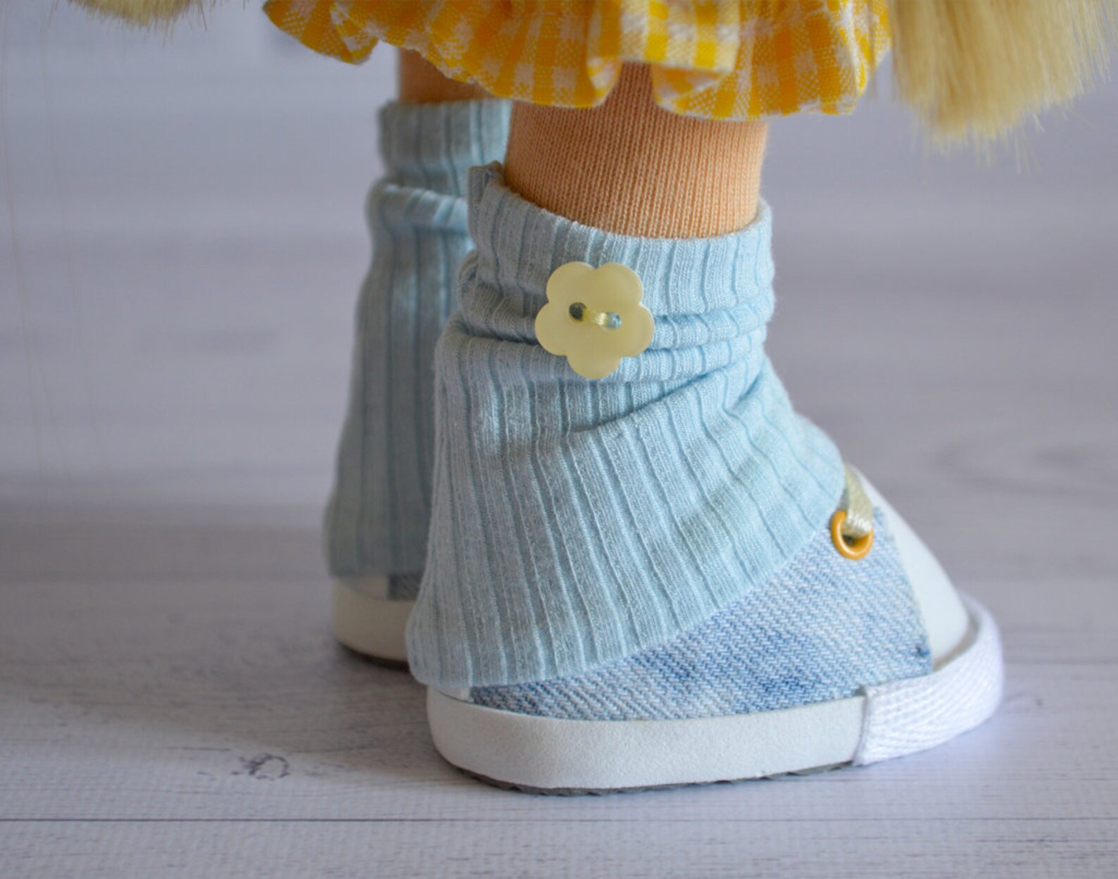 Handmade Doll Blue Doll Art Doll Soft Doll Cloth Doll Gift - Etsy Canada