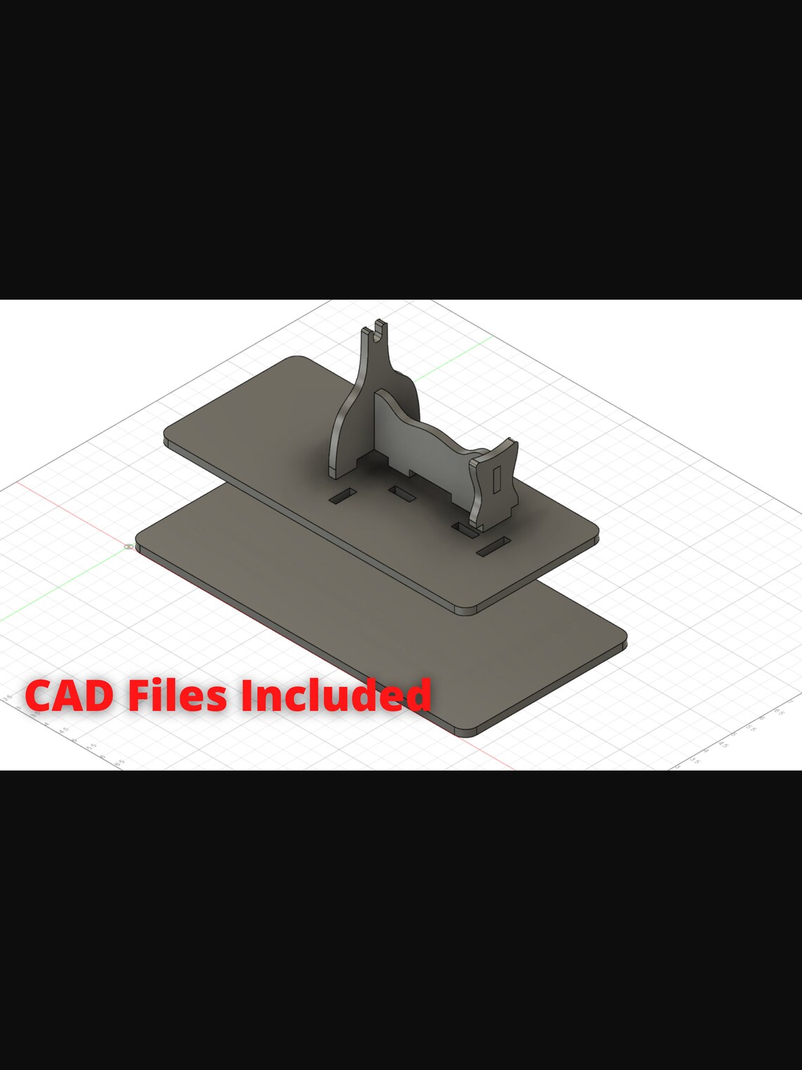 Knife Stand CAD & Laser Cut Files - Downloadable Svg, Stl, Dxf Files - Laser Engraving Files - Etsy