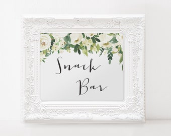 Snack Bar Signs, Snack Signs, Ideas Sign, Printable Signs, Table Sign ...