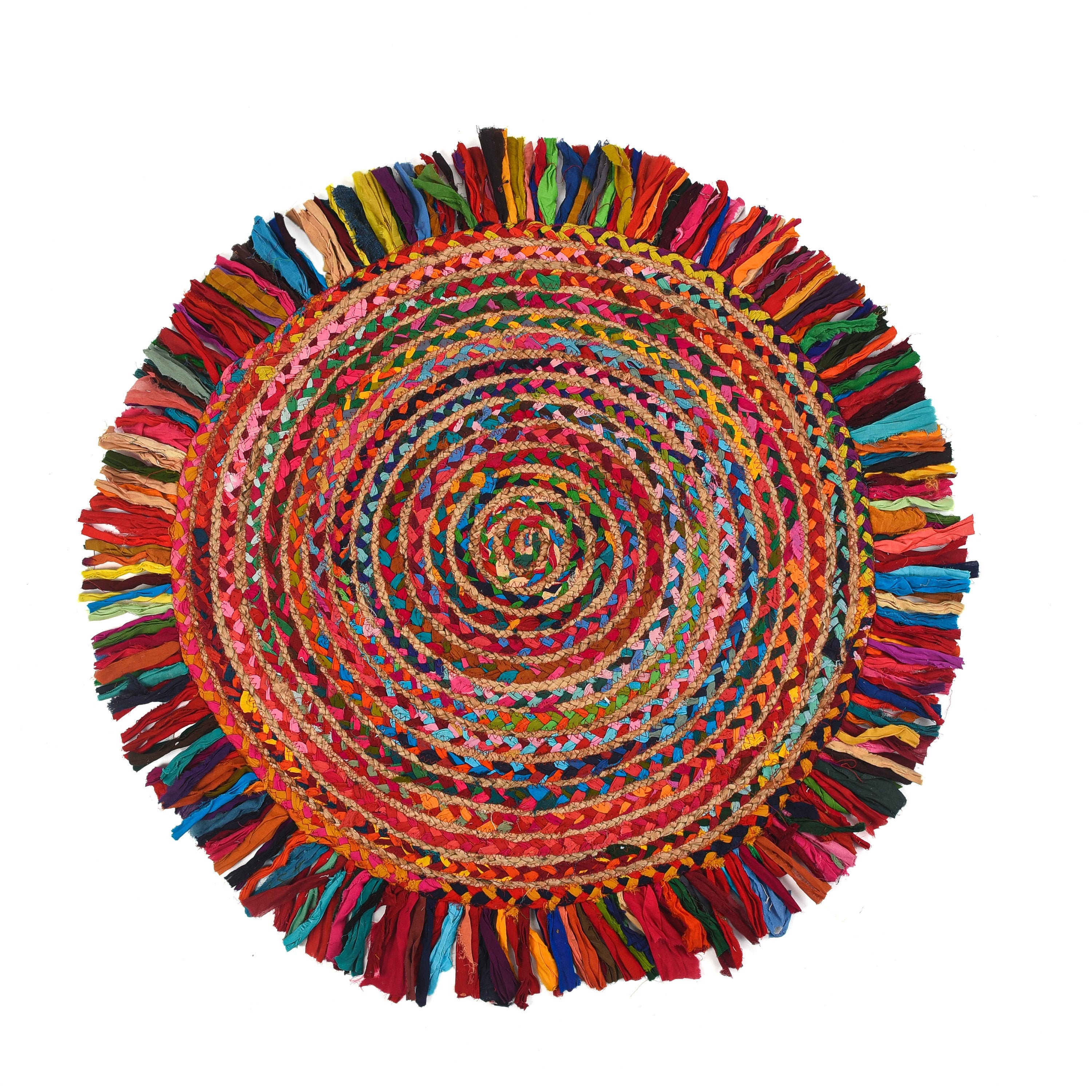 All sizes available 2ft to 5 ft Round Area Rug Hand Woven | Etsy