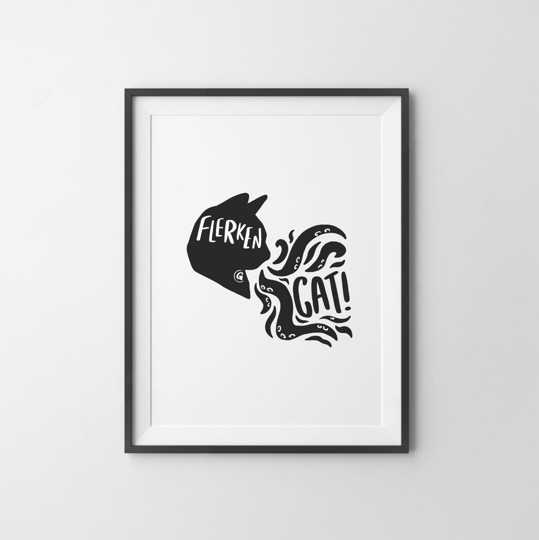 Captain Marvel: Flerken Cat Avengers Endgame Print, Marvel Cat, Captain ...