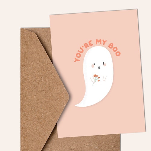 You're My Boo Card Valentines Day Card Anniversary - Etsy UK