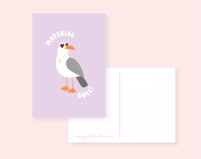 Smile Post Card Cute Post Card Small Card Post Card for Her - Etsy