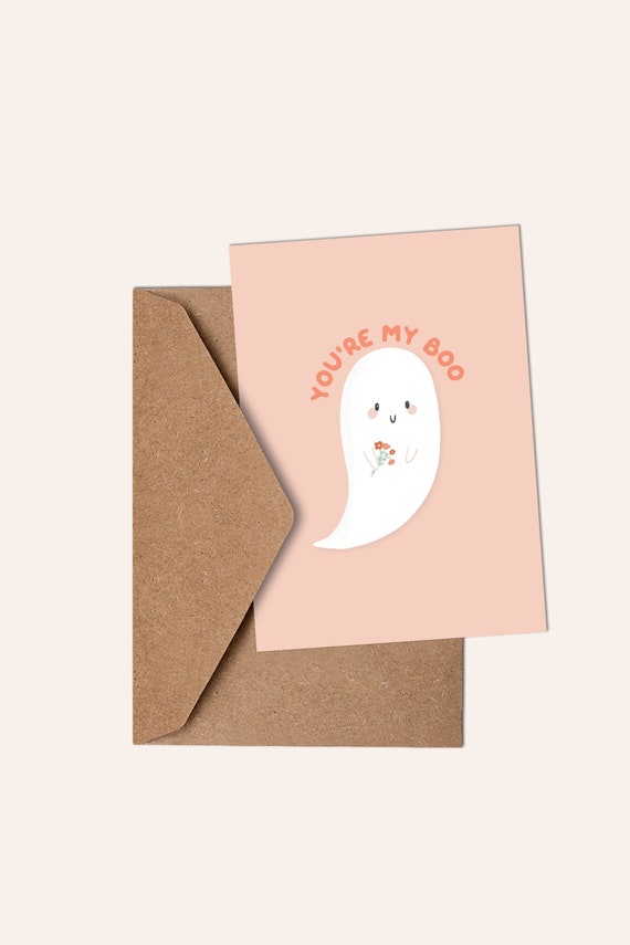 You're My Boo Card Valentines Day Card Anniversary - Etsy UK