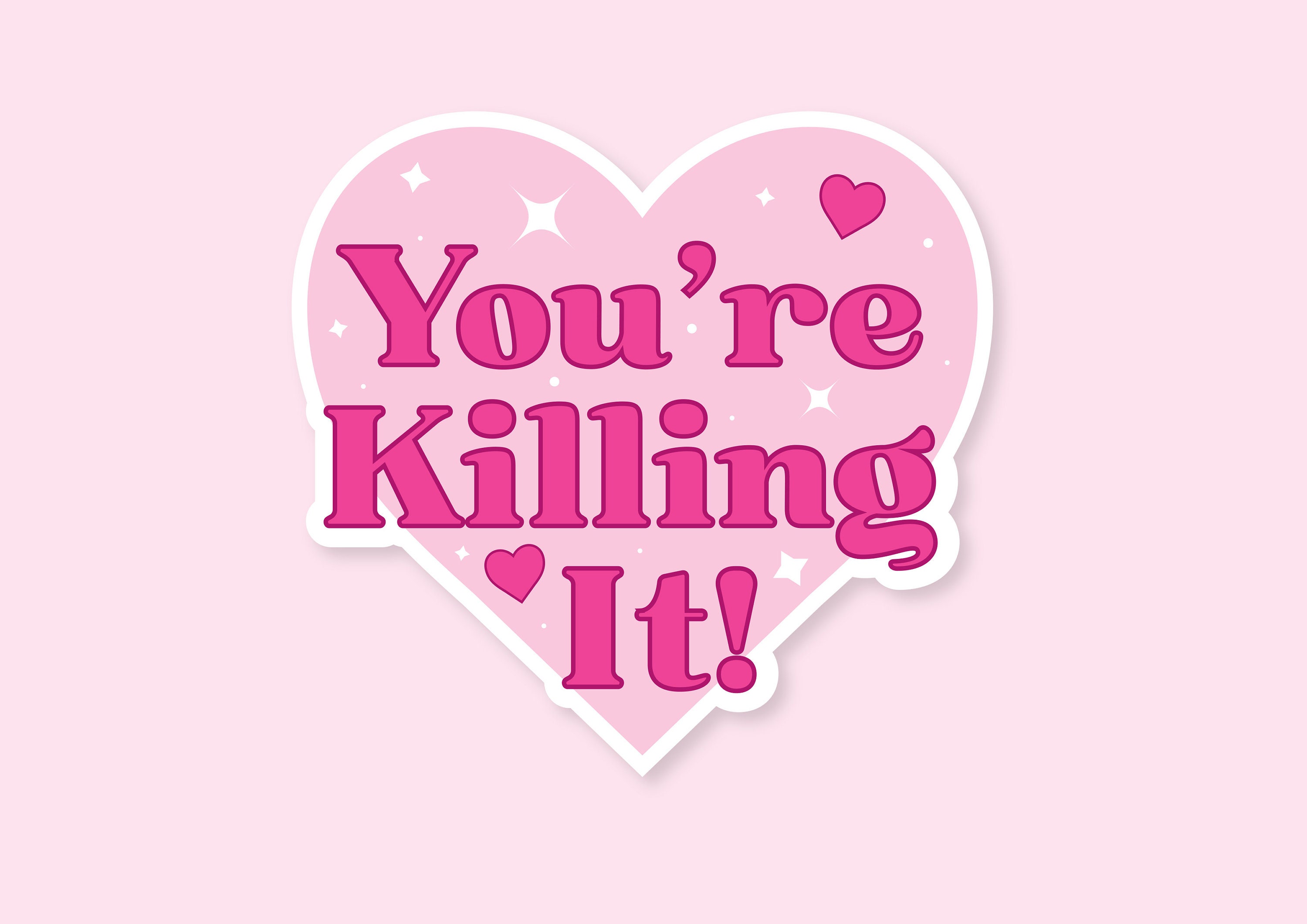 You're Killing It Sticker | Laptop Sticker | Cute Sticker | Journal ...
