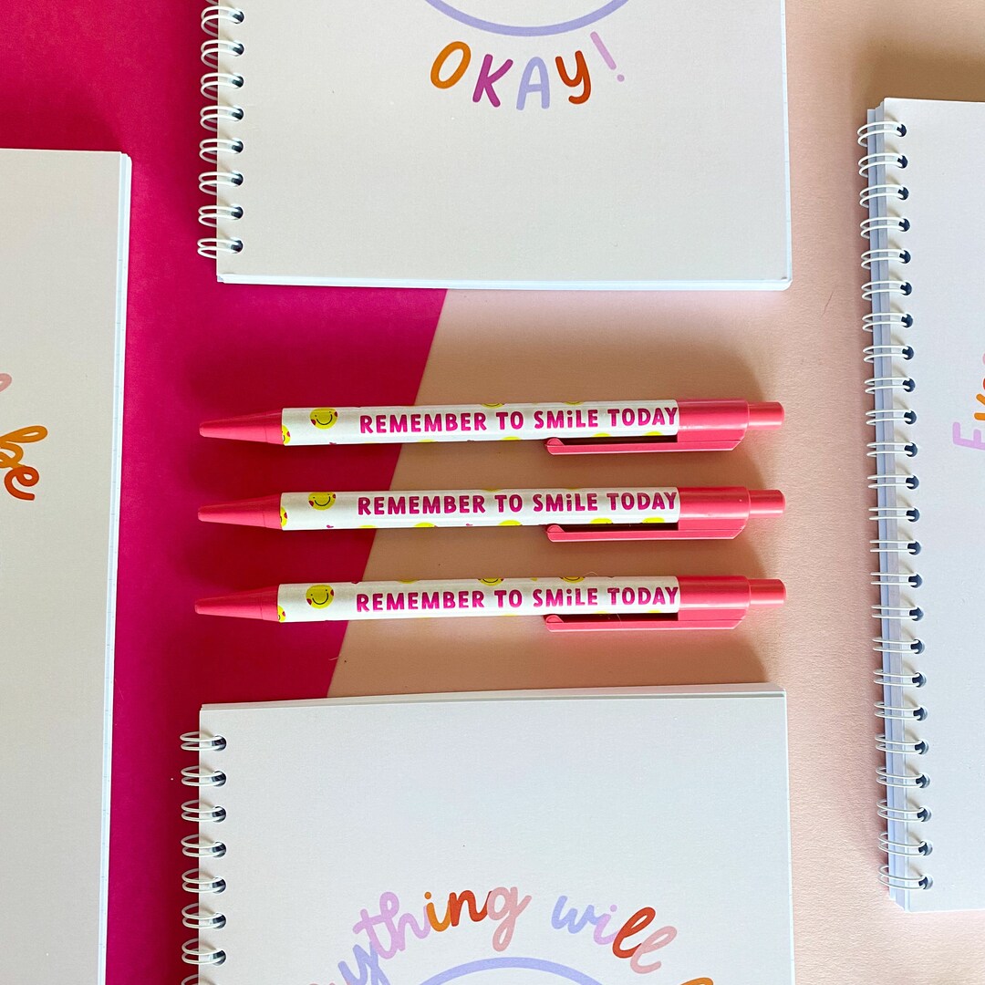 Remember to Smile Today Ballpoint Pen | Stationery | Cute Pen | Pen Pal ...