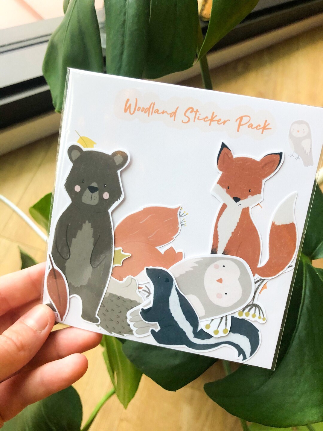 Woodland Die Cut Stickers Woodland Stickers Laptop - Etsy