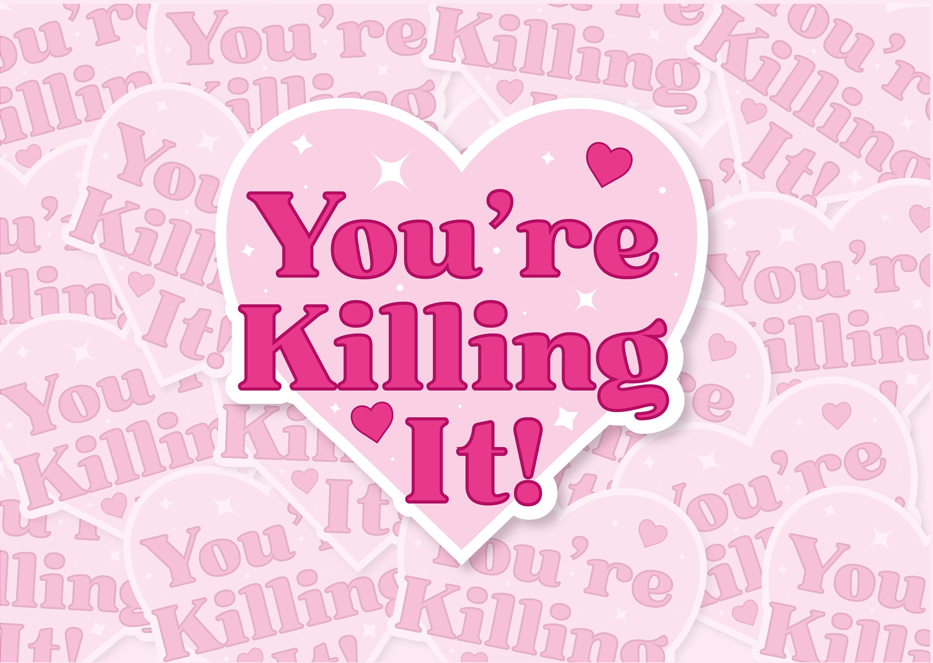 You're Killing It Sticker | Laptop Sticker | Cute Sticker | Journal ...