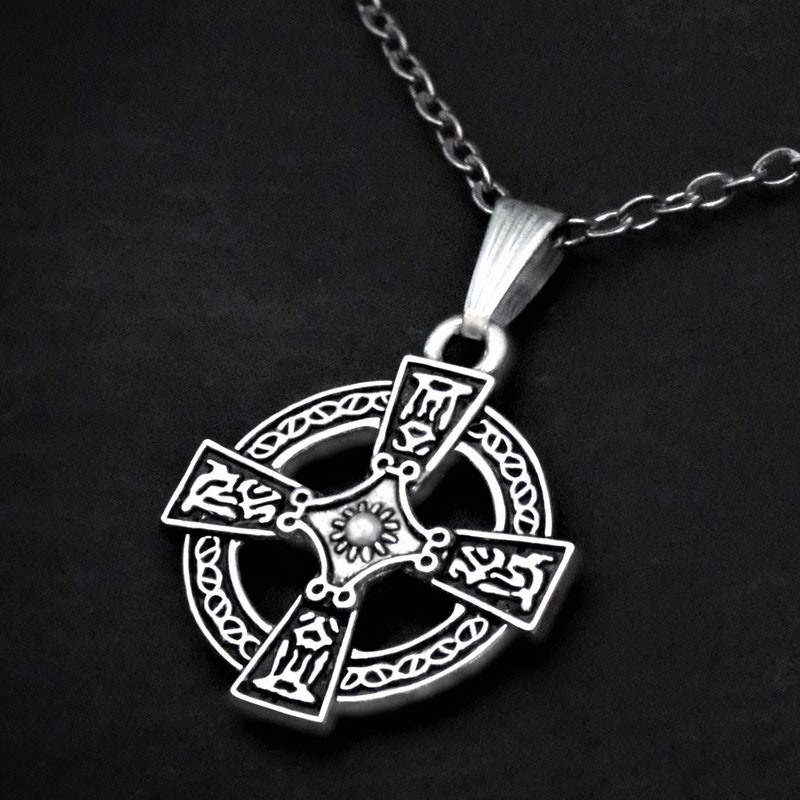 Solar Cross Pendant - Etsy