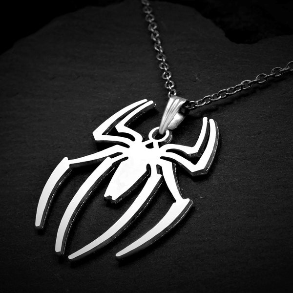 Spider Web Necklace - Etsy