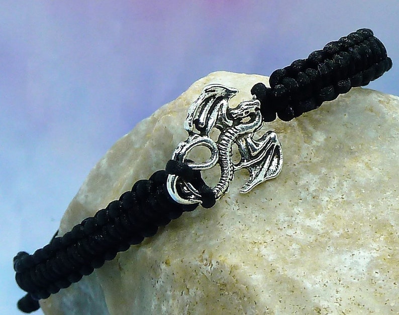 Dragon Bracelet Silver Welsh Dragon Bracelet Adjustable | Etsy