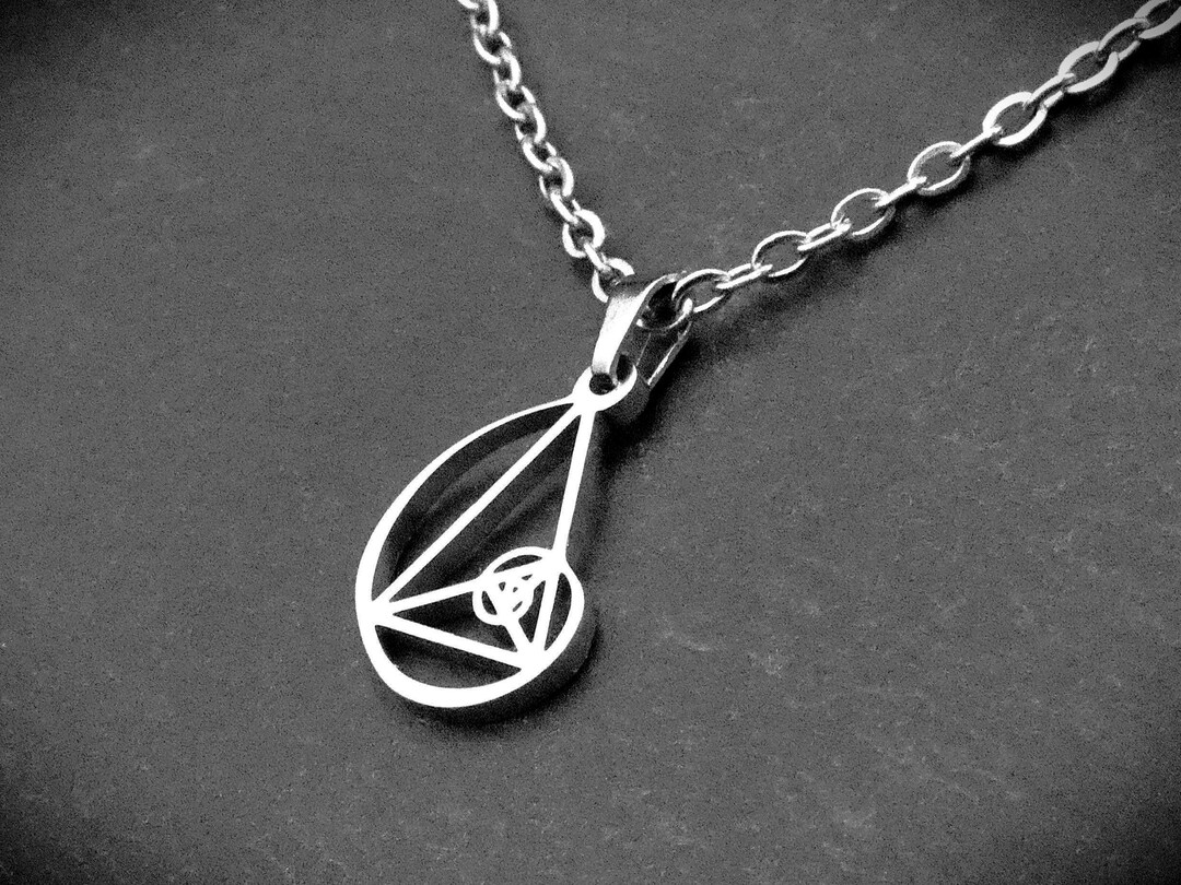 Small Fibonacci Spiral Necklace, Gold or Silver Stainless Steel ...