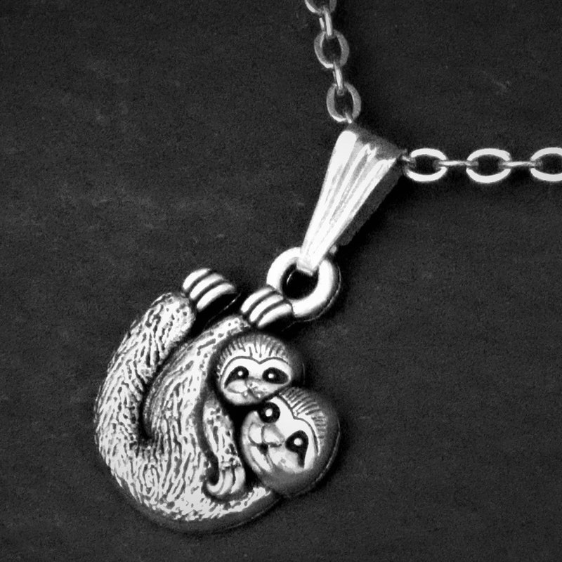 Sloth Necklace - Etsy