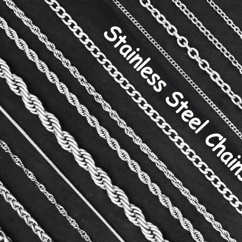 Stainless Steel Neck Chains - Etsy