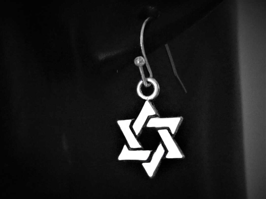 Davidstern Ohrringe, Kleiner Israel Stern Schmuck Geschenk ...