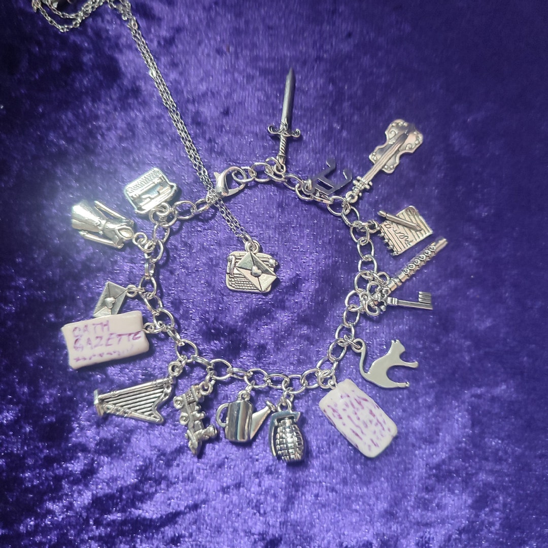Divine Rivals and Ruthless Vows Inspired Charm Bracelet and Pendants ...