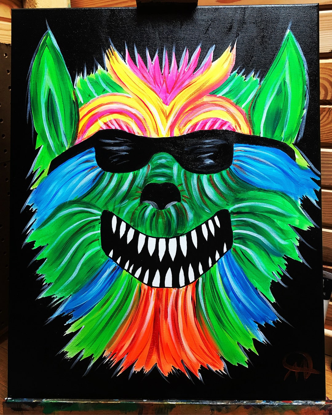 Electro Wolf - Etsy