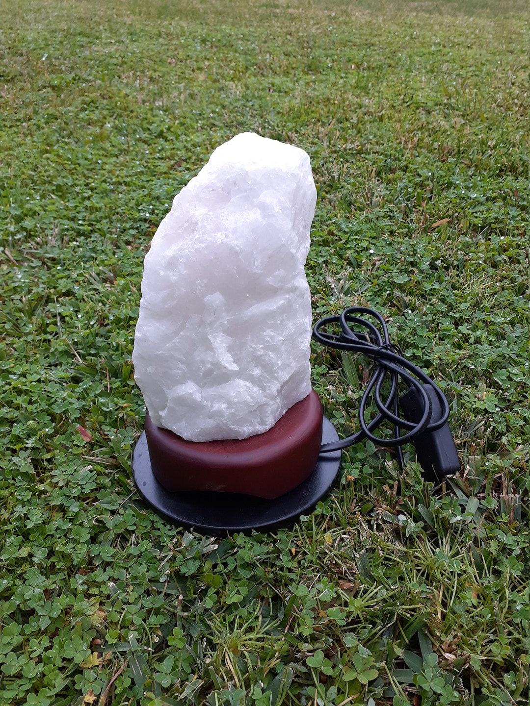 Clear Quartz Crystal Lamp - Etsy