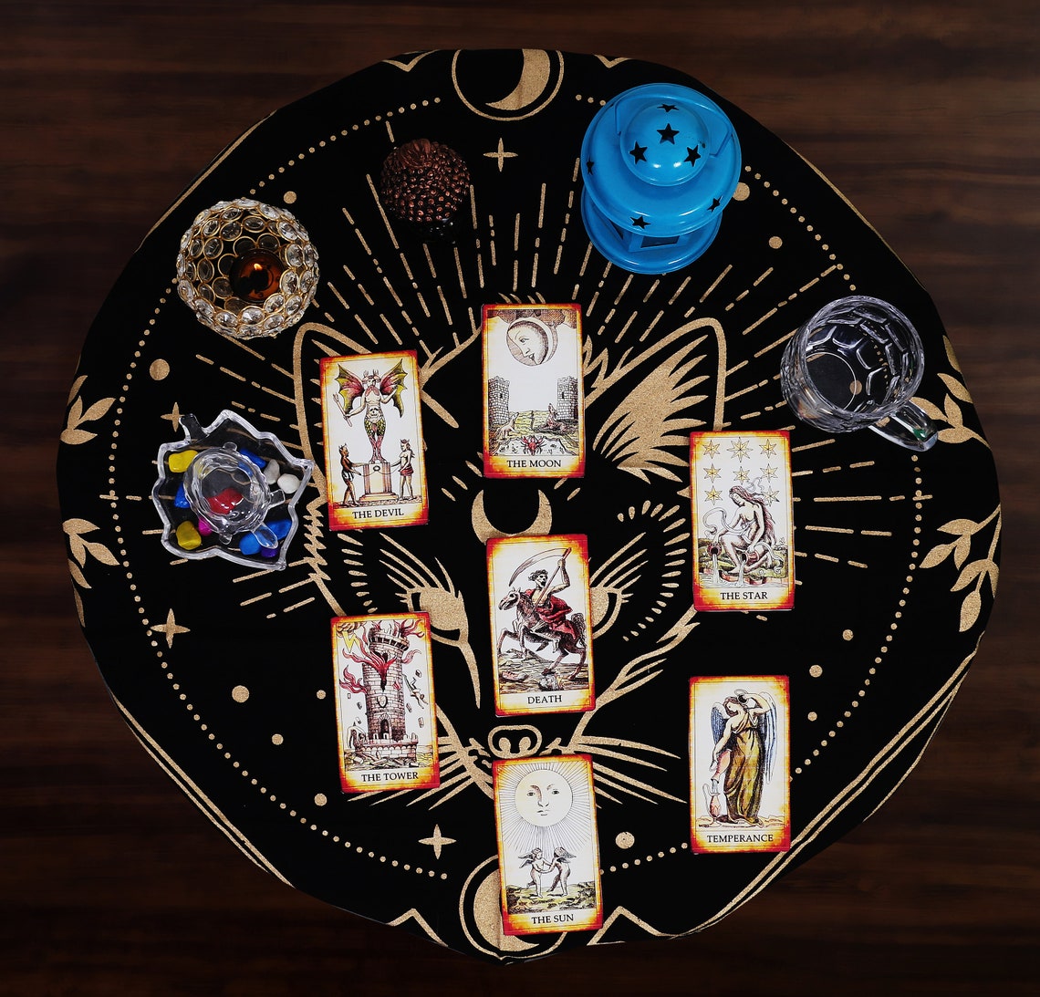 Indian Consigners Alter Tarot Divination Wolf Beast Devil - Etsy