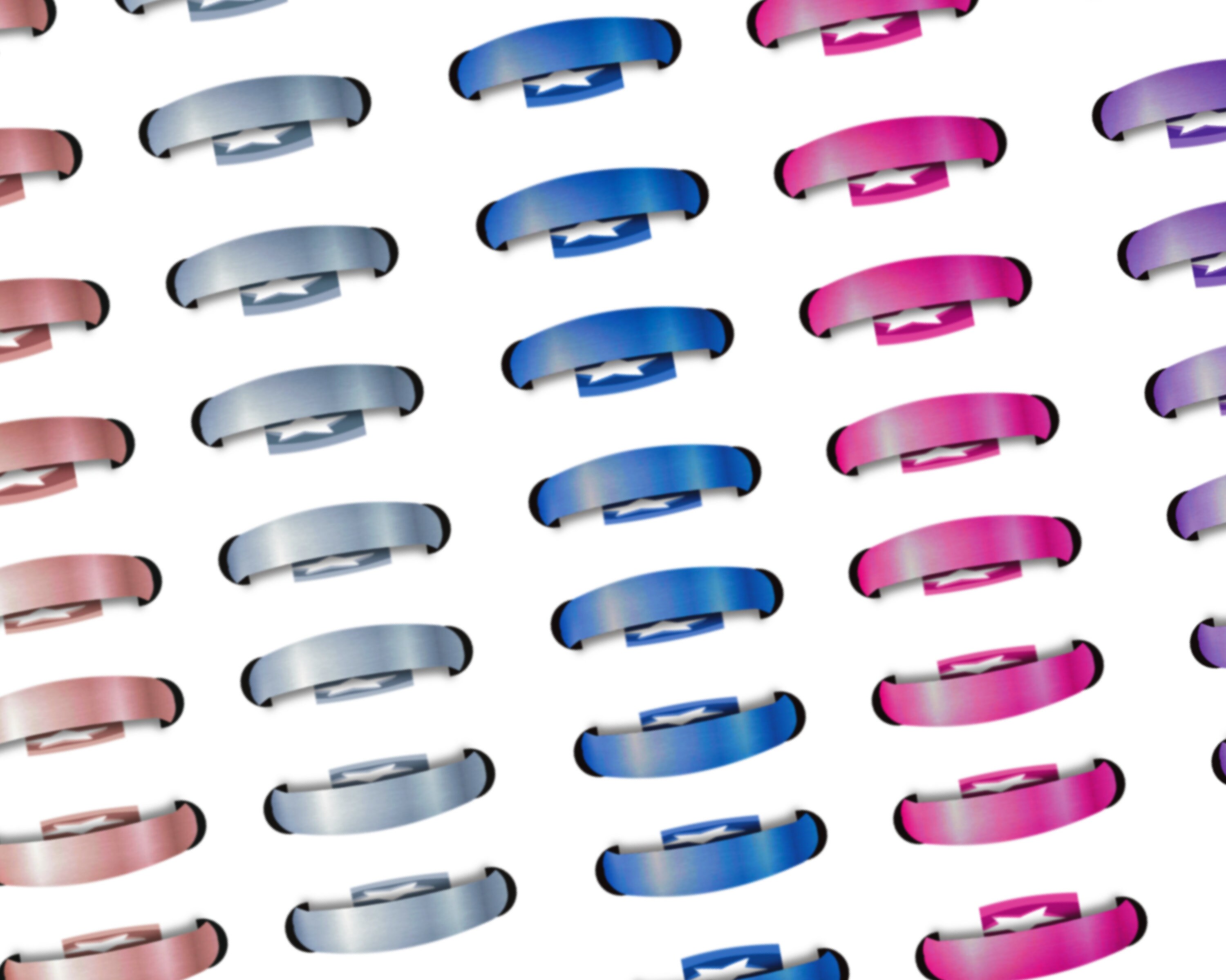 Metallic and Realistic happy Planner Binder Rings .PNG Files for ...