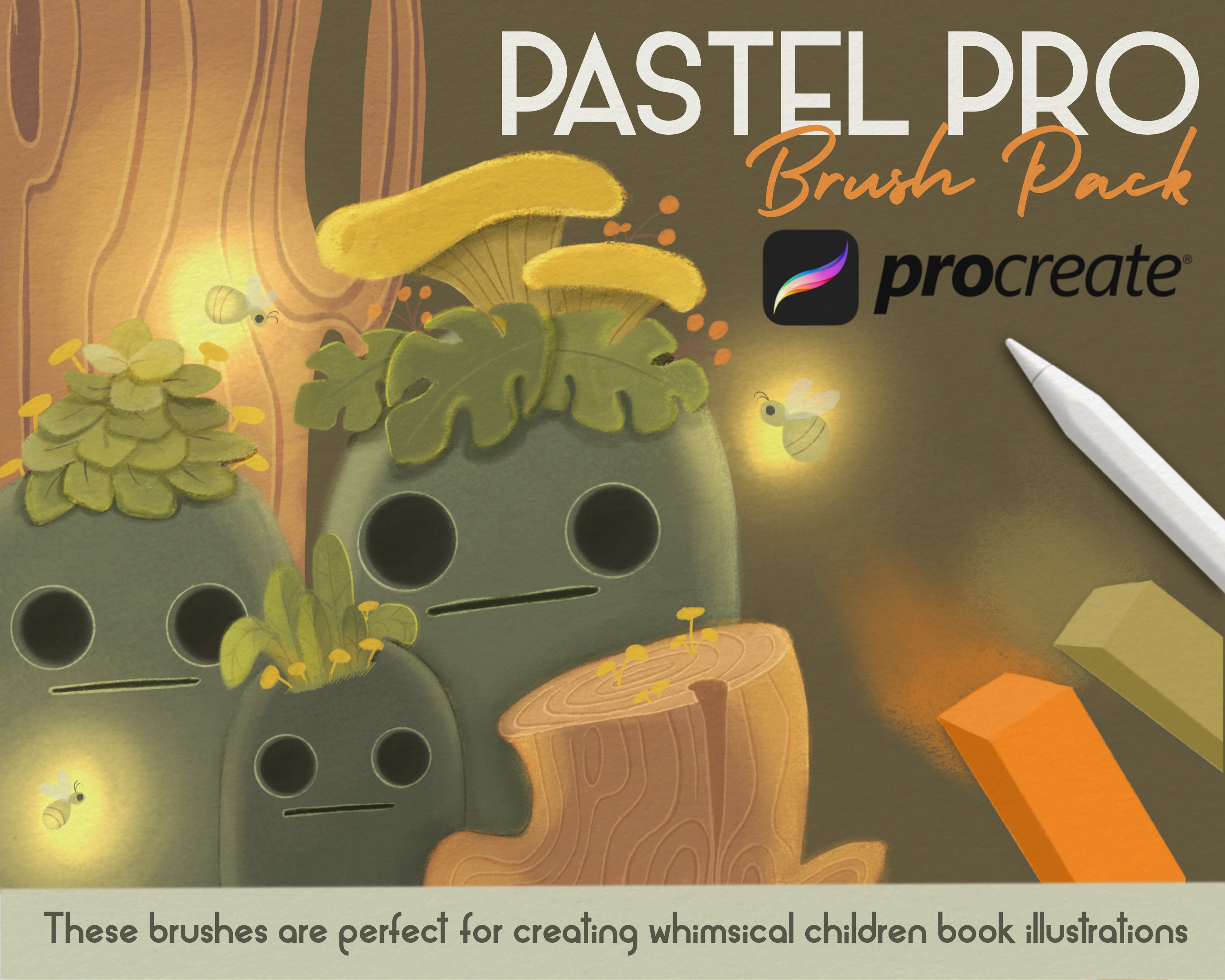 Procreate Pastel Pro Brush Pack Dry, Hard, Soft, Oil and Pencil Pastel ...