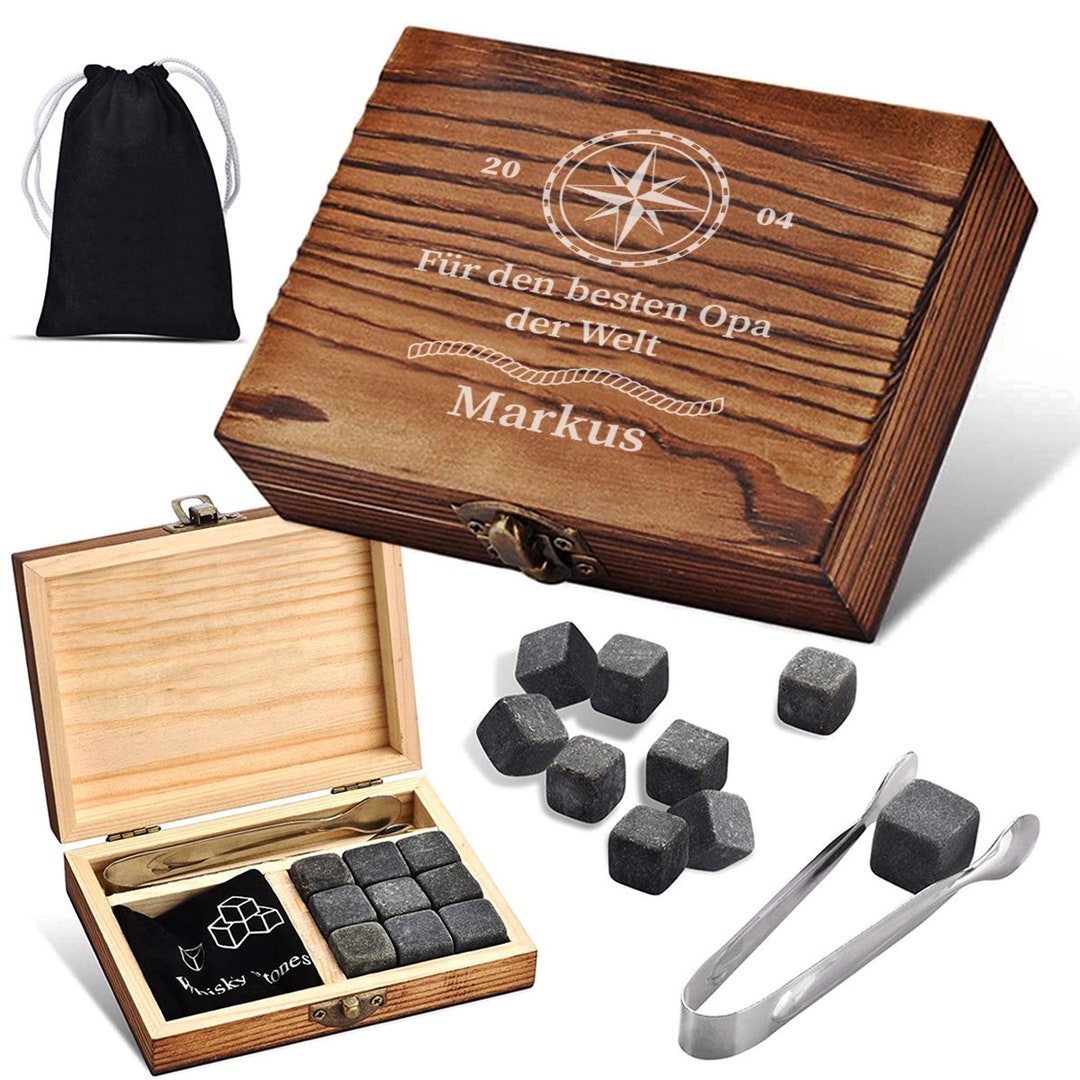 Whiskey Stones 4-piece Set Reusable Ice Cubes Ice Cubes - Etsy