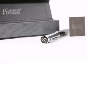 Charles Dickens Ballpoint Pen Black/silver I... - Etsy