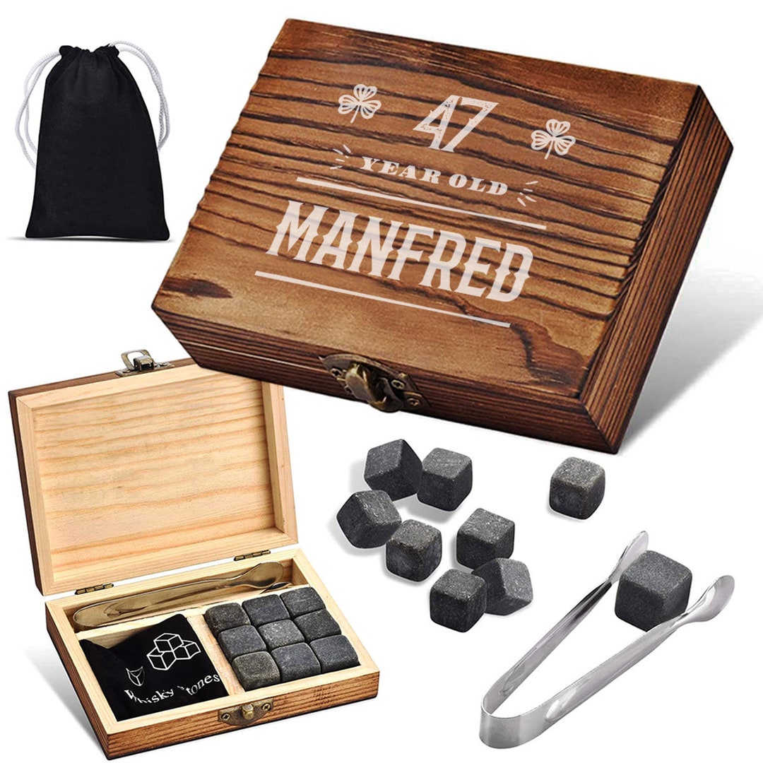 Whisky Cooling Stones 4-piece Set - Reusable Whisky Stones - Ice Cubes ...