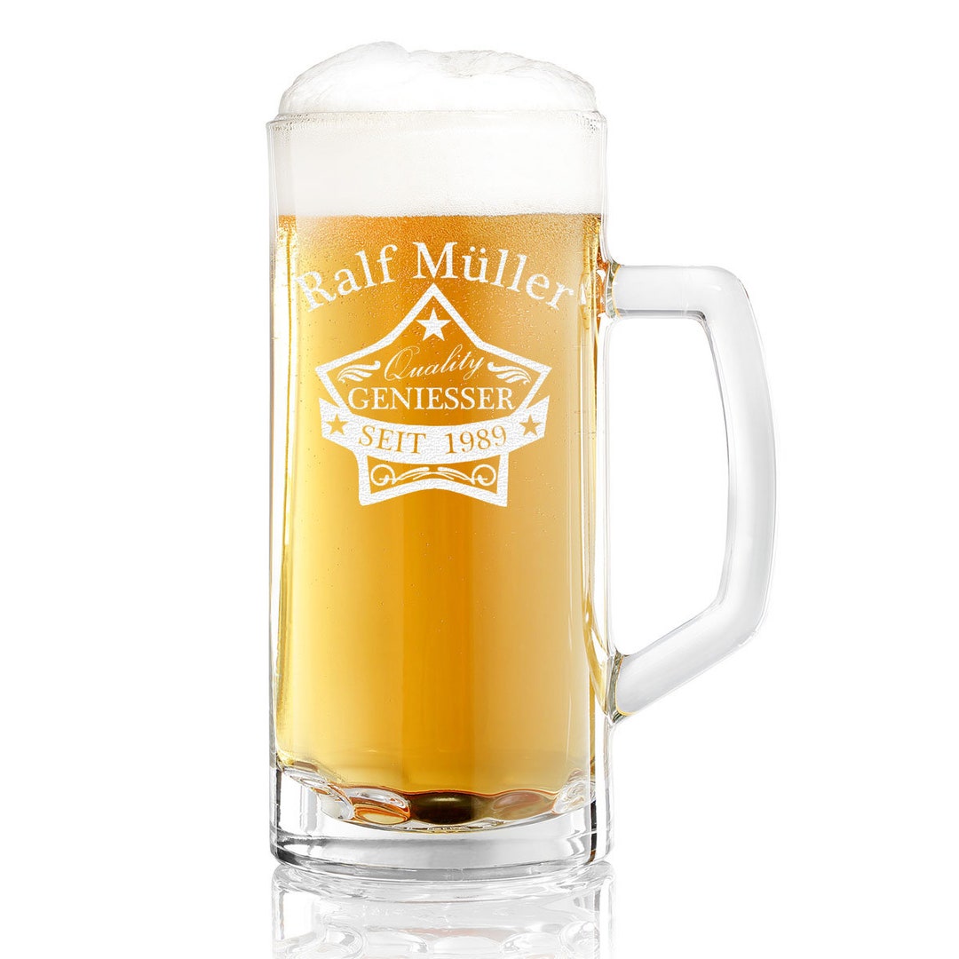 0.5 Liter Beer Mug With Engraving - Etsy