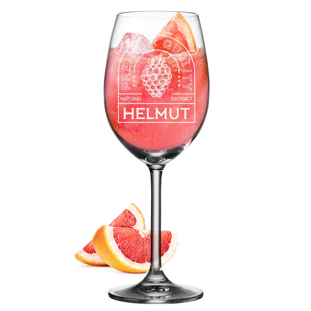 Leonardo Sarti Spritz Aperitif Glass With Engraving - for Cocktails and ...